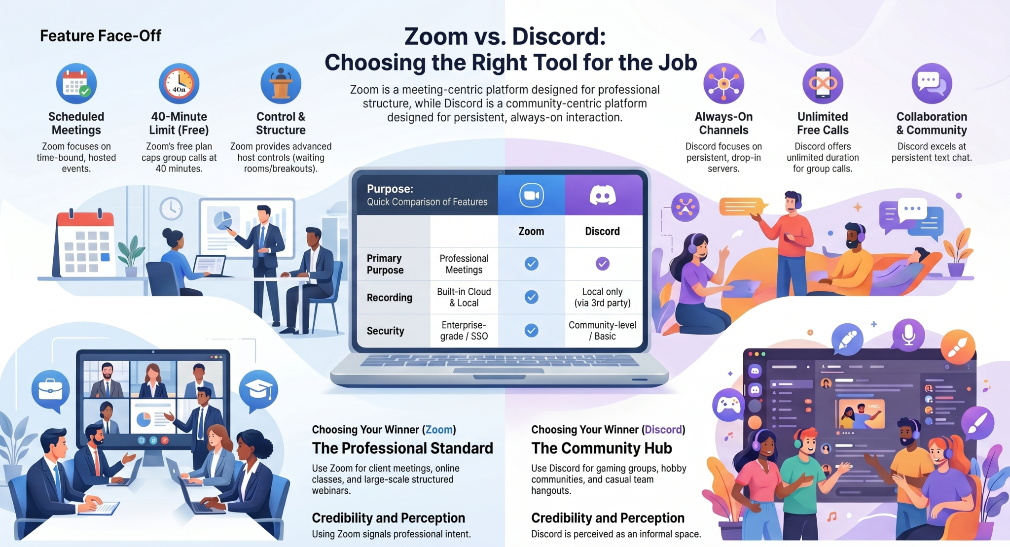 Zoom vs Discord: What Works Best for Meetings & Teams in 2026